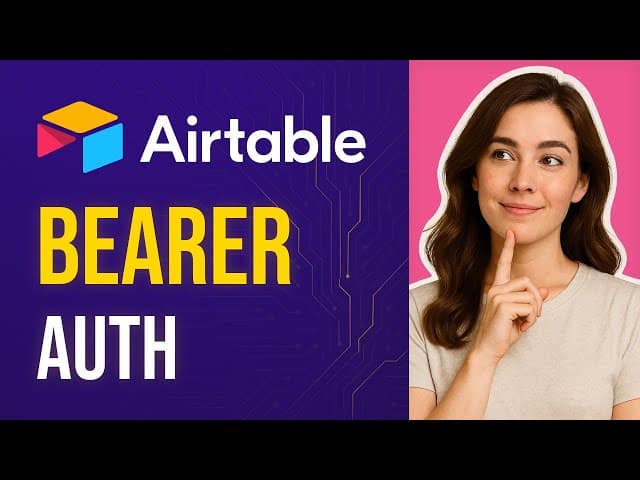 Connect to an API with Bearer Token Authentication in Airtable